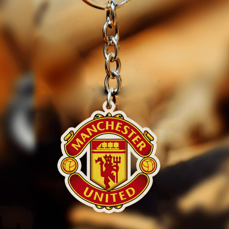 Manchester United Wooden Keychain - Sblossom